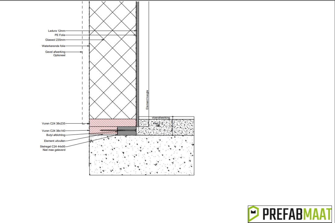 HSB funderings- en vloerdetails